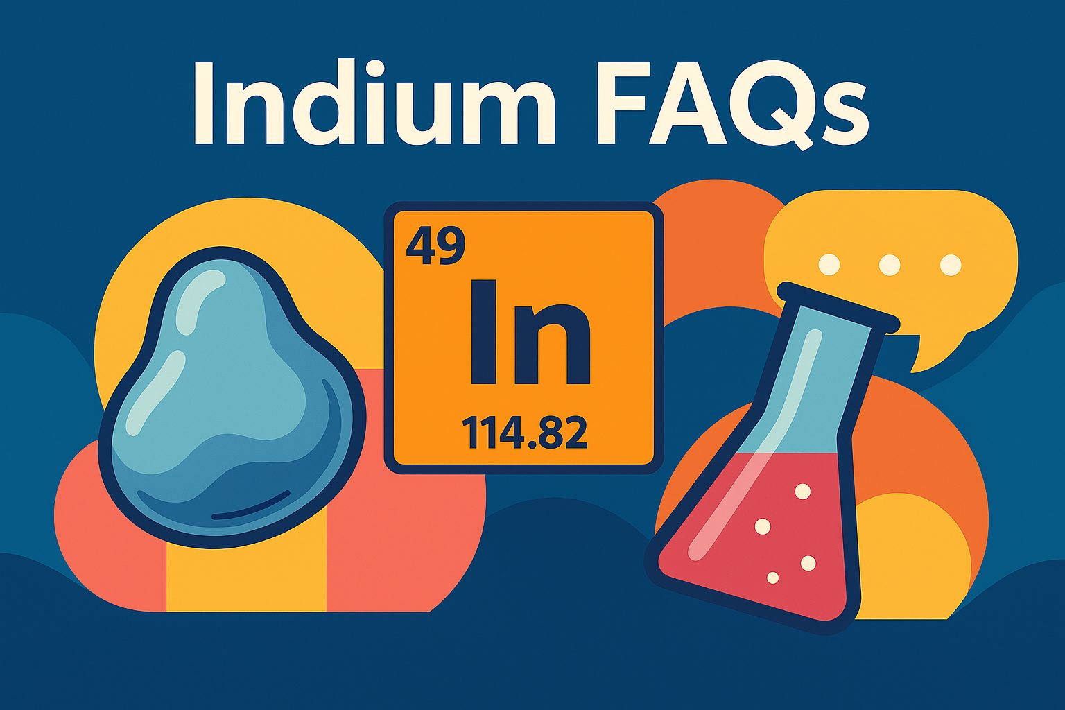 Indium FAQs: Properties, Uses, Safety & History